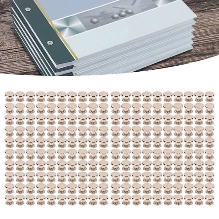 Vis de reliure de livre 200 ensembles métal Chicago reliure vis en ...