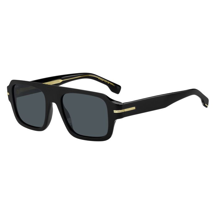 Lunettes de Soleil HUGO BOSS BOSS 1595/S 53/19/145 807 BLACK ACETATE ...