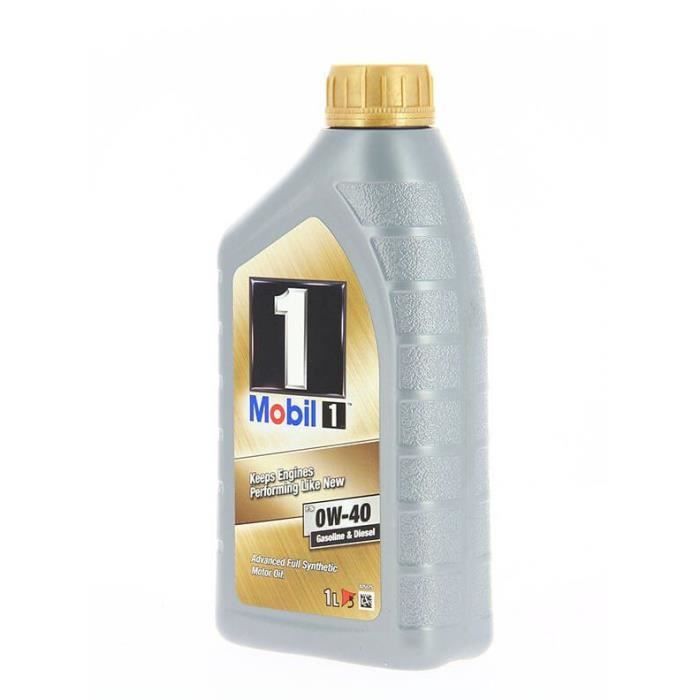 MOBIL Huile-Additif MOBIL 1 FS - Synthetique / 0W40 / 1L - Cdiscount Auto