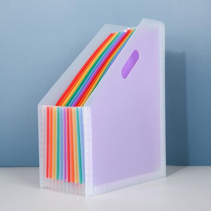 Dossier vertical - ITOOBE - A4 - 13 cellules - PP - Blanc - Cdiscount ...