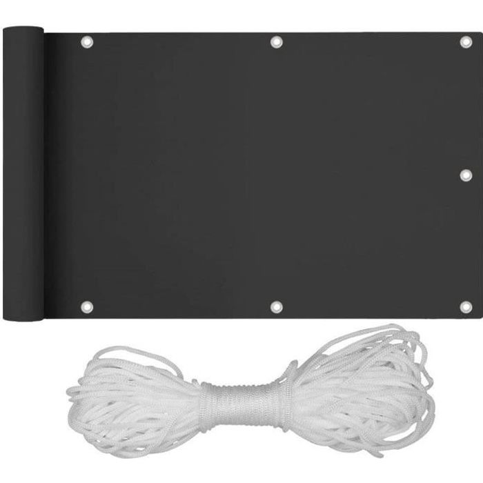 LZQ Brise-vue en PVC pour balcon Toile de balcon pour clôture de jardin ...