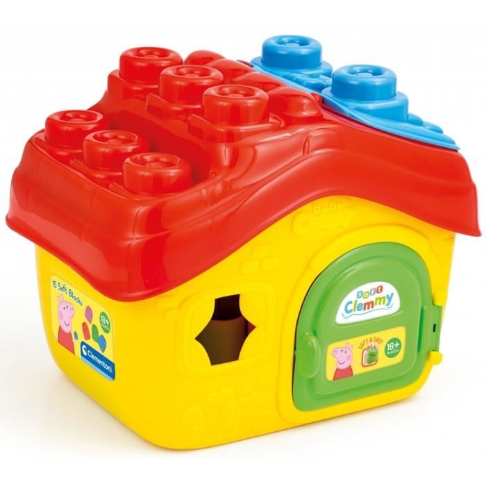 Jeux de construction petite maison et 15 blocs souples Peppa Pig ...
