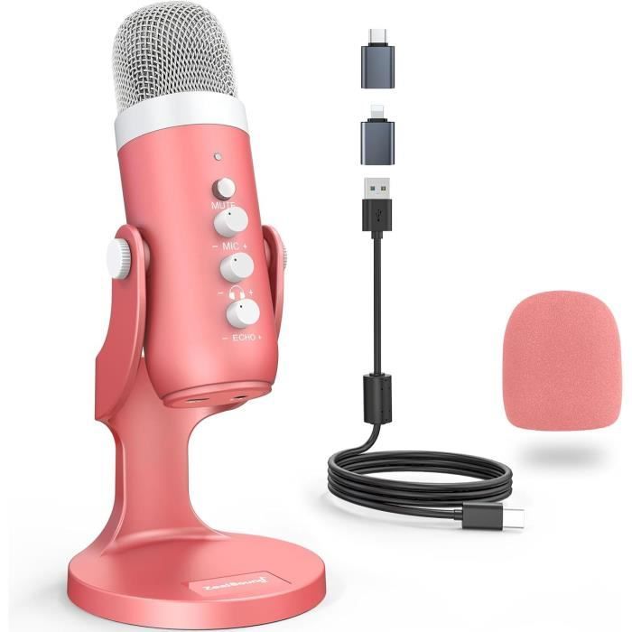 Micro Usb, K66 Gaming Microphone De Jeu Pour Pc, Téléphone, Ps4 Et Ps5 ...