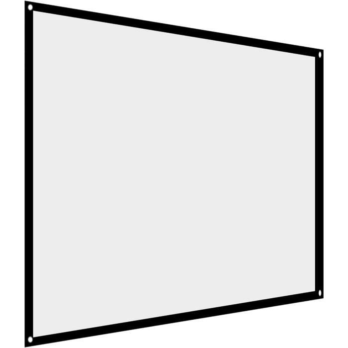 Écran De Projection Écran Projecteur Portable Pliable 16: 9 Avec Avec ...