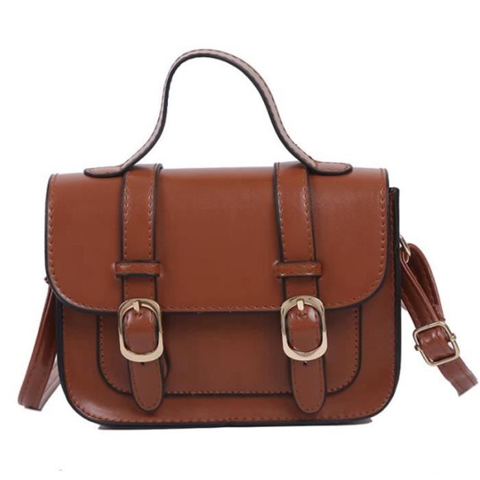 Hiver RéTro Flip Serrure Classique Dames Sac Casual Sac à BandoulièRe ...