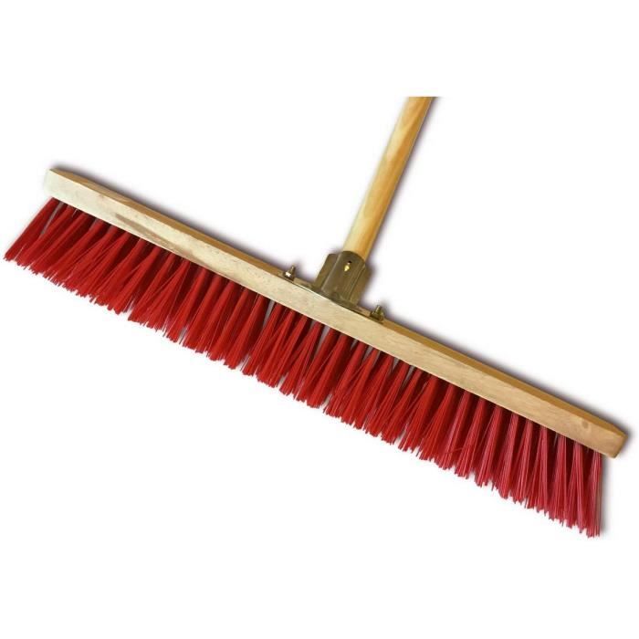 Balai d'atelier Type cantonnier manché | Piste Extérieur | Longueur 60 ...