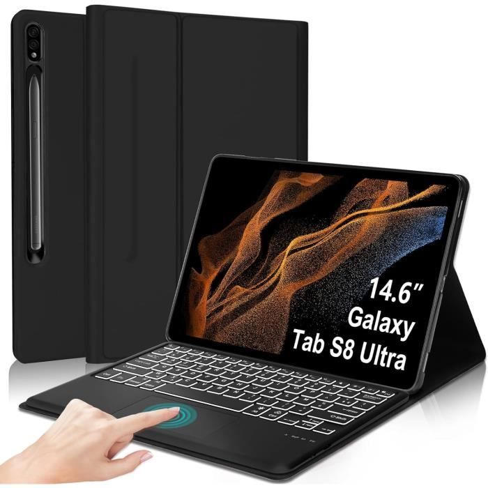 Coque Clavier Avec Trackpad Pour Samsung Tab S8 Ultra 14.6" 2022 ...