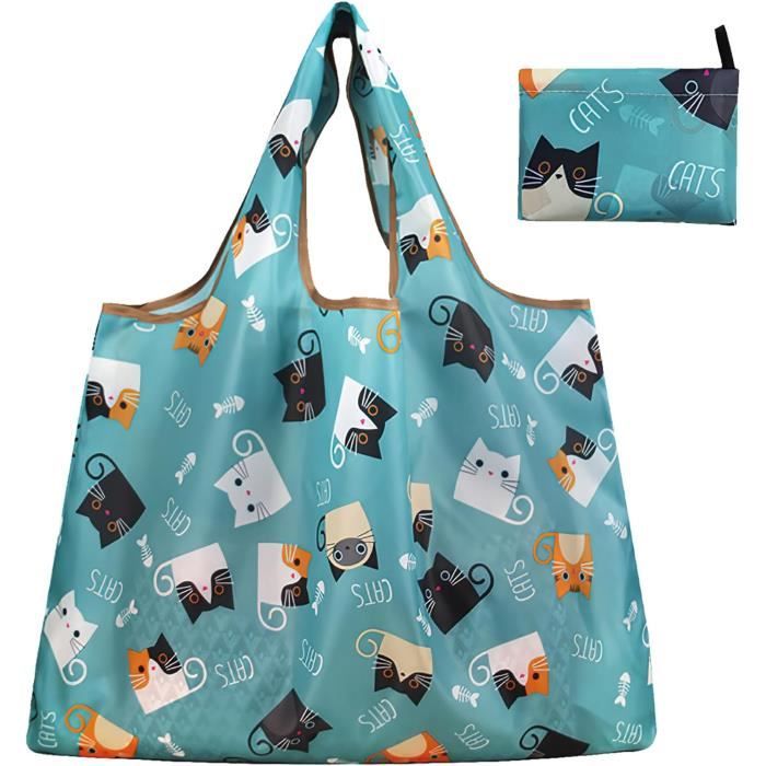 Grands Sacs De Courses Réutilisables, Sac De Courses Pliable, Sac De ...