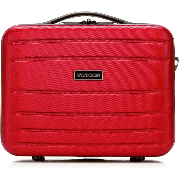 Valise de voyage bagage à main valise rigide en ABS avec 4 roulettes ...