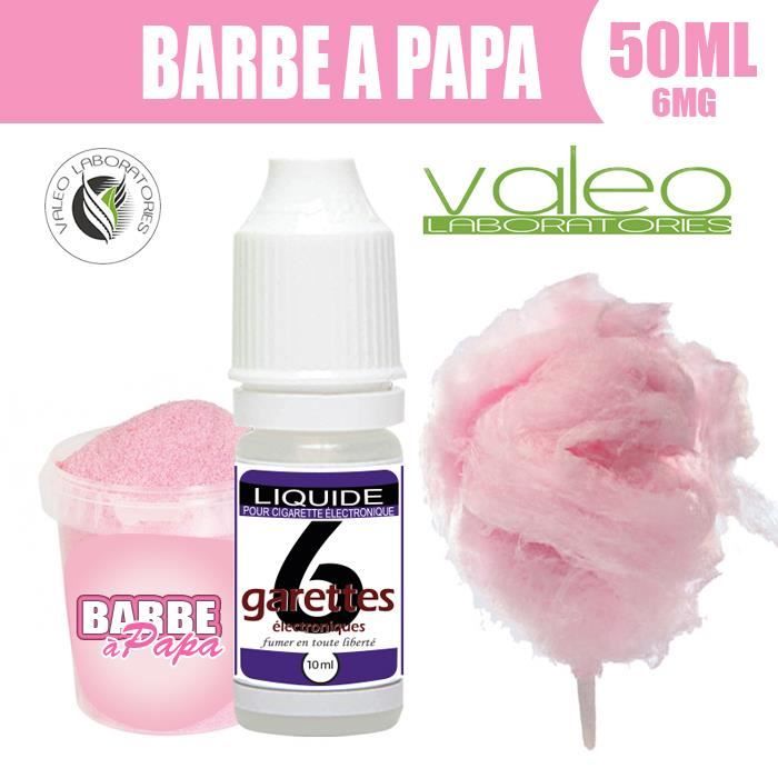 E LIQUIDE 50ML – BARBE A PAPA 6mg DE NICOTINE - 6GARETTES - Cdiscount ...