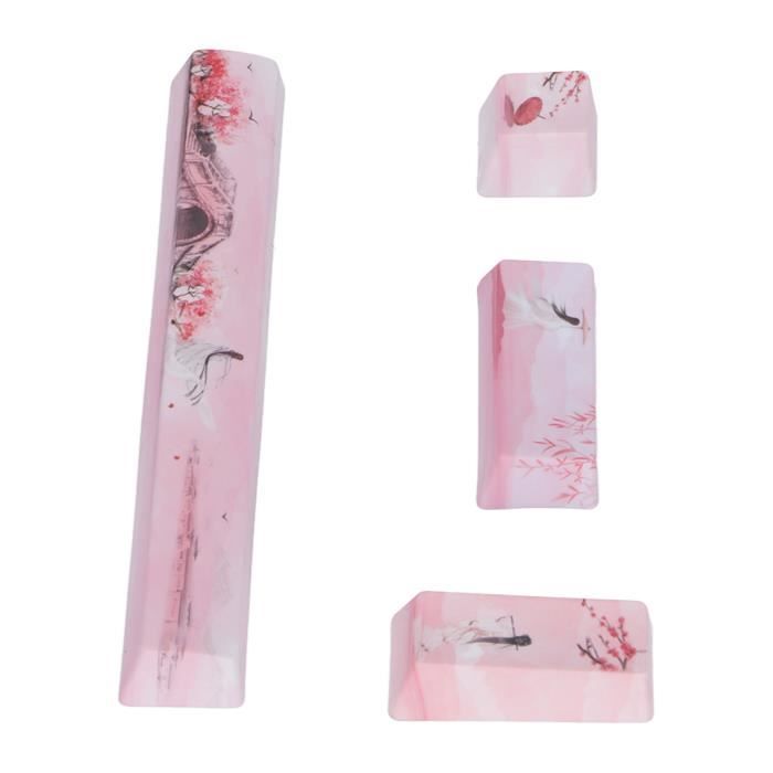 VINGVO Keycaps de clavier mécanique 4 pcs Keycaps Espace ESC Entrer ...