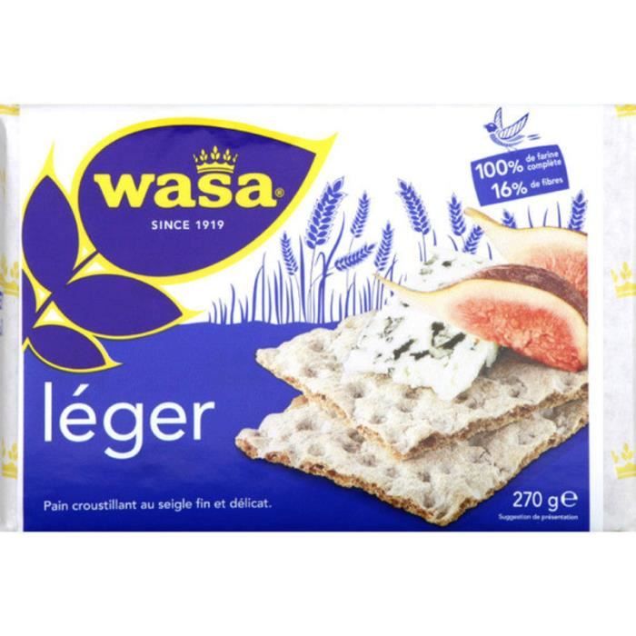 Biscottes légères - Wasa - 280 g - Cdiscount Au quotidien