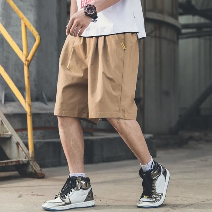 Short,Cargo à lacets pour homme, survêtement d'été décontracté, Fitness ...