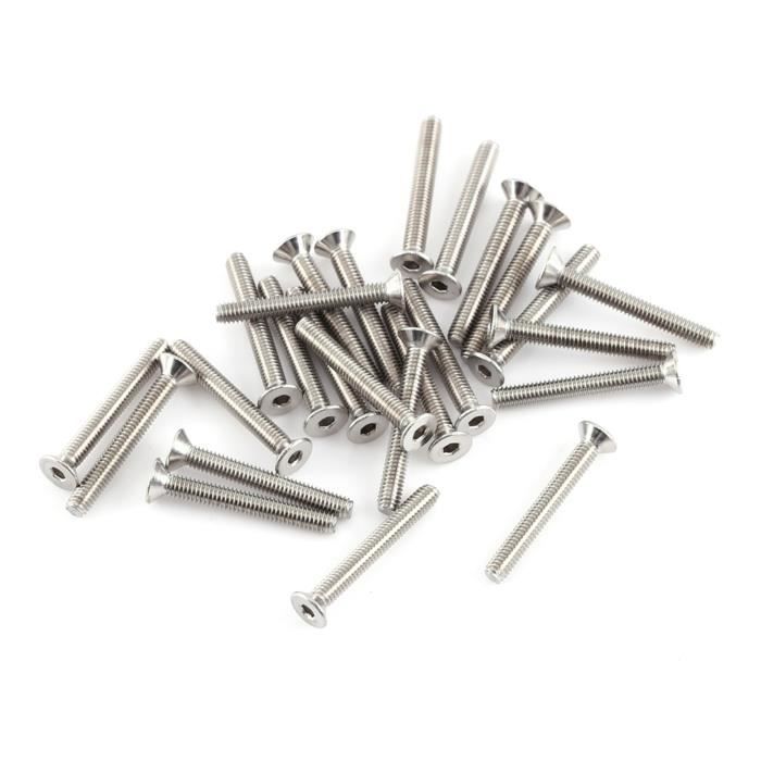 Vis et écrous hexagonaux - SALALIS - M2.5 A2 - Acier inoxydable - Résistance à la corrosion ...