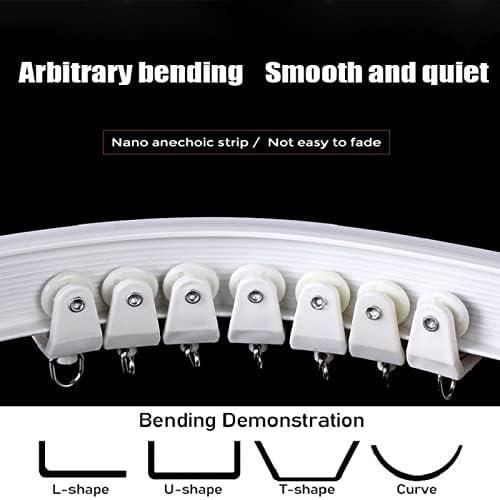 Rail Pour Rideaux,Rail De Rideau 1-3 Mètres Rideau Double Piste Rail ...