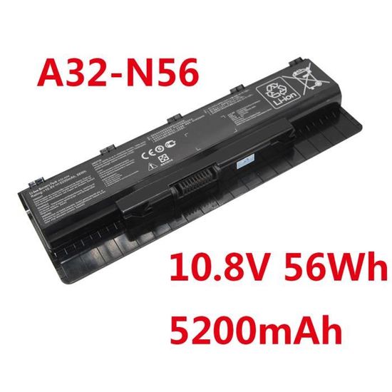 A32-N56-5200MAH-Batterie D'ordinateur Portable Pour ASUS N46 N46V N46VJ ...