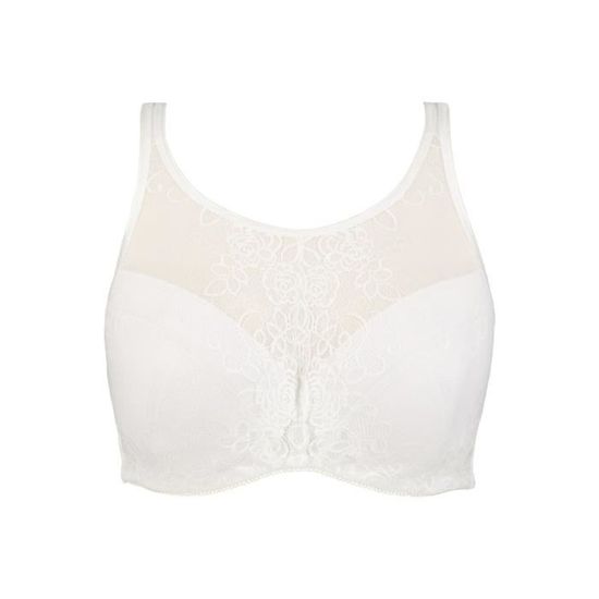 ULLA POPKEN Soutien-gorge haut préformé à coques souples dentelle douce ...