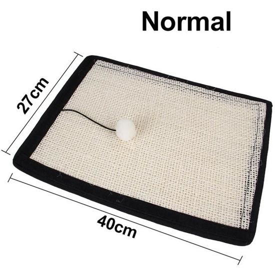Chat Scratch Pad Tapis Sisal Scratcher Jouet griffoir Meubles Canapé ...