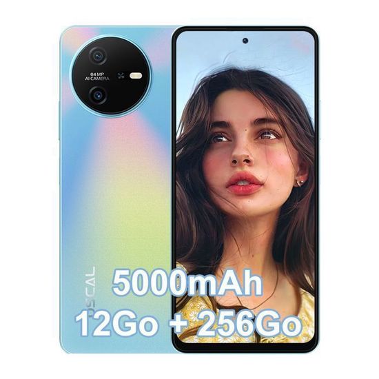 Oscal Tiger 12 Smartphone 24Go (12+12) RAM /256Go ROM 6.78" 5000mAh ...