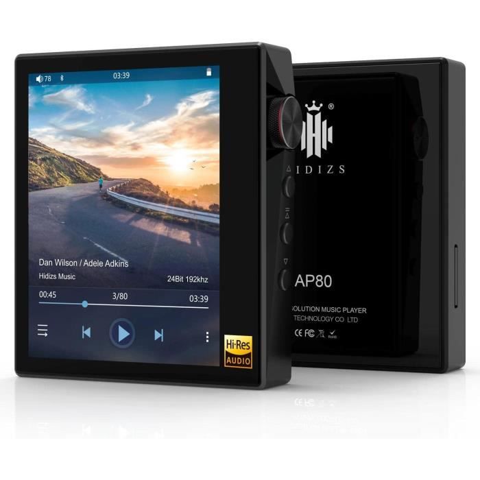 HIDIZS AP80 Lecteur MP3 Bluetooth Hi-FI,Lecteur Audio numérique Haute ...