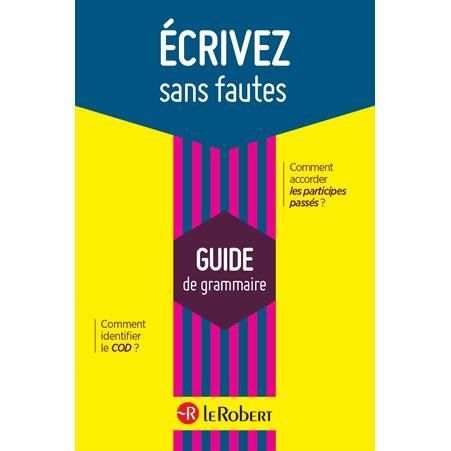 Ecrivez sans fautes - Cdiscount Librairie