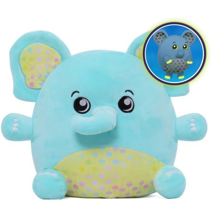 Jouet en peluche - DREAM BEAMS - Elephant Ellen - 30cm - Brillant dans le noir - Cdiscount Jeux ...