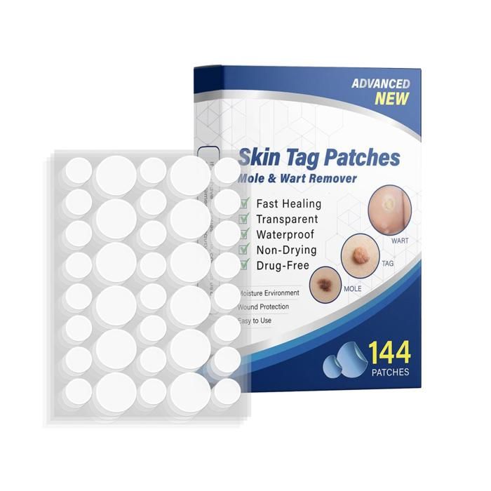 Patch d'étiquettes Peau, Acrochordons Traitement Efficace, 144 ...
