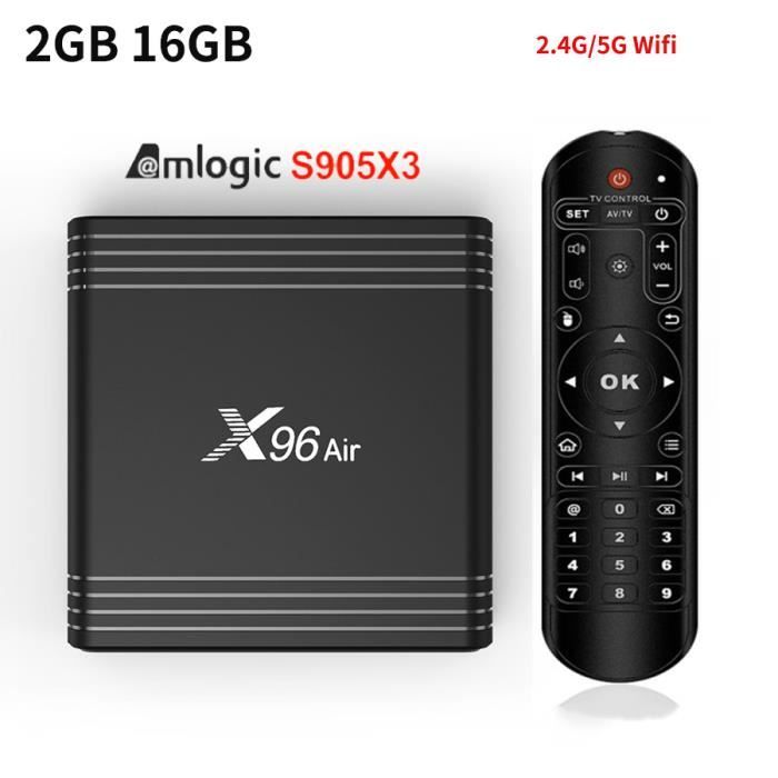 Ue Plug - X96 Air 2G16 Go - boîtier Smart TV X96 Air mini HK1-RBOX ...