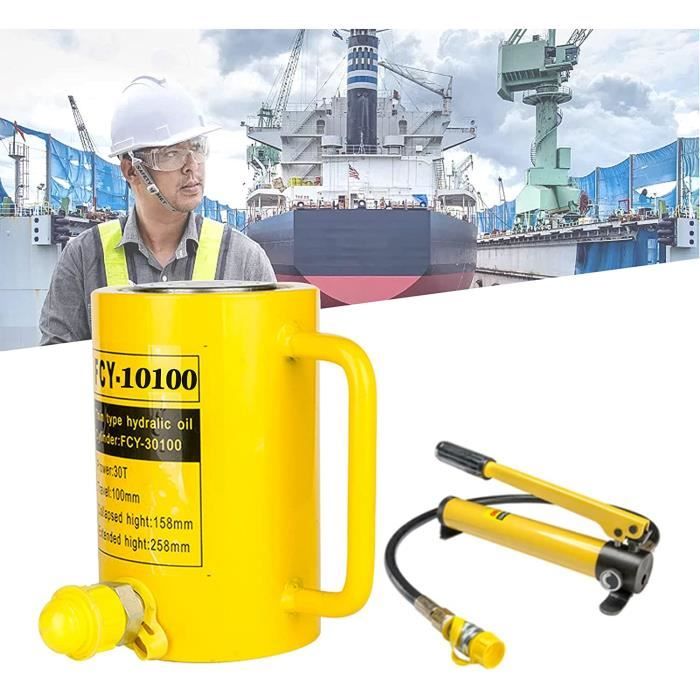 Verin Hydraulique Manuel Cric Hydraulique Professionnel 10T-20T-30T[292 ...