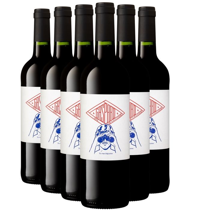 Bordeaux Gaspard Rouge 2019 - Lot de 6x75cl - Vignobles Falgueyret ...