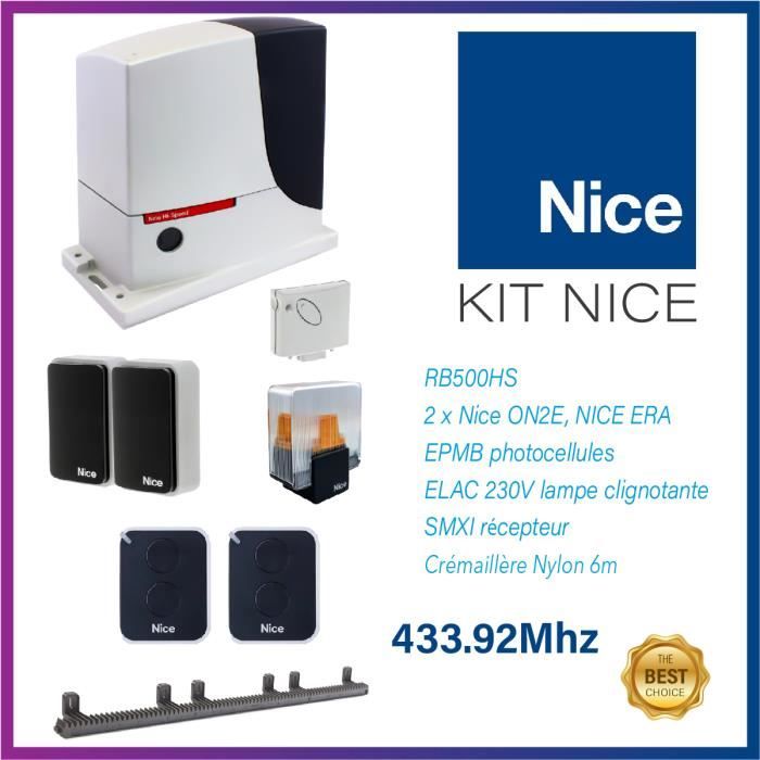 Nice ROBUS 500 HS (RB500HS + SMXI récepteur + 2 x ON2E télécommande ...