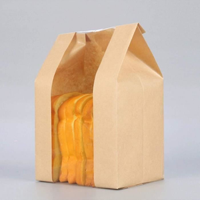 Lot de 50 sacs d'emballage en papier kraft avec revêtement PE 30 ...