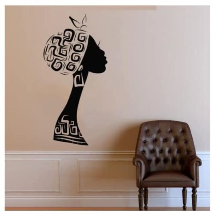 DIY Art Femme Sticker Vinyle Art Mural pour Salon de Beauté Filles ...