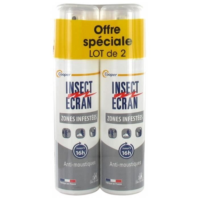 Insect Ecran Zones Infestées Lot de 2 - Cdiscount Au quotidien
