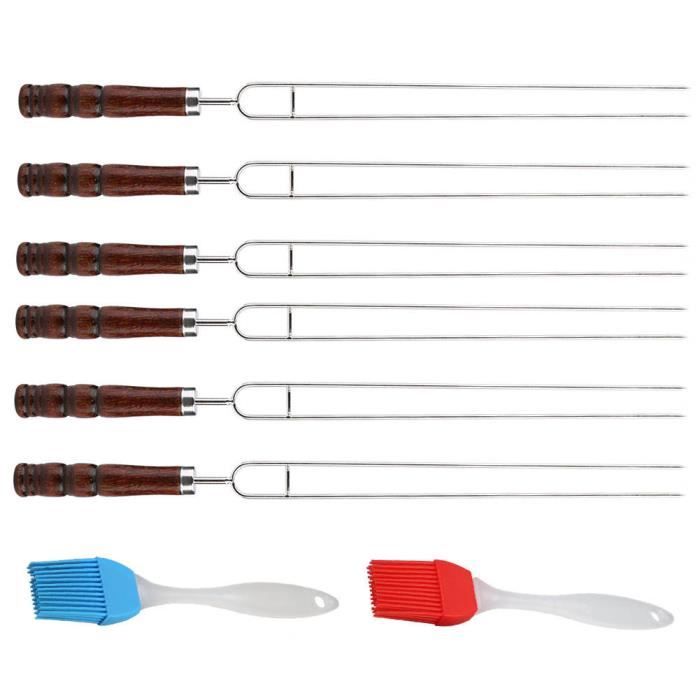 Fourchette à barbecue Ensemble d'ustensiles de cuisson 6Pcs Fourchette ...