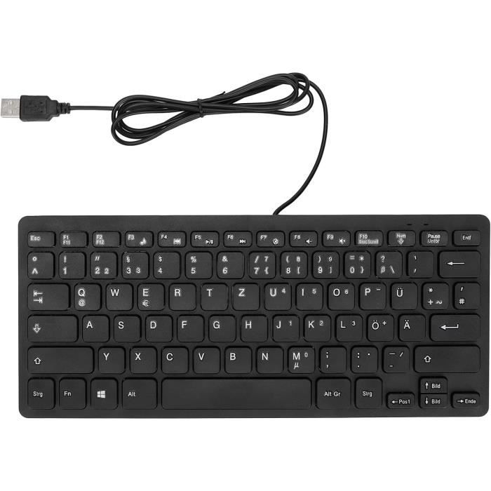 Clavier Russe-Français-Allemand, Clavier Filaire Usb, Clavier Compact ...