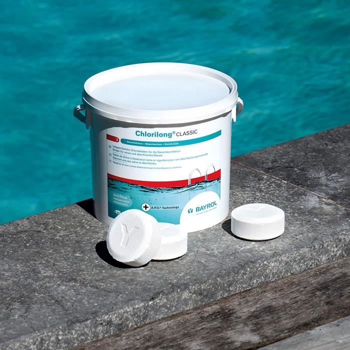 Bayrol Tablettes de Chlore 5 kg weiß213 - Cdiscount Jardin