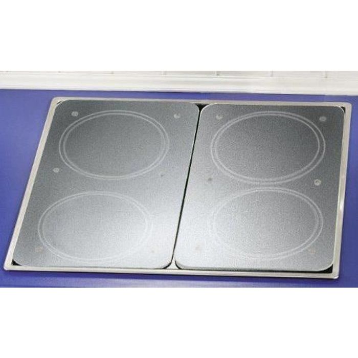 Protection plaque de cuisson en verre - WENKO - Lot de 2 - Verre trempé ...