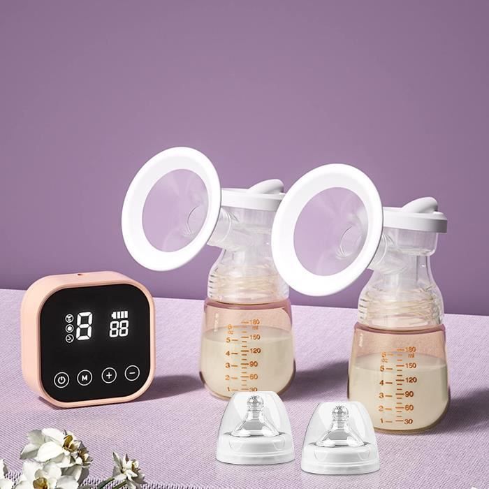 Tire Lait Electrique, Rechargeable Double avec Ecran Tactile LED Tire ...