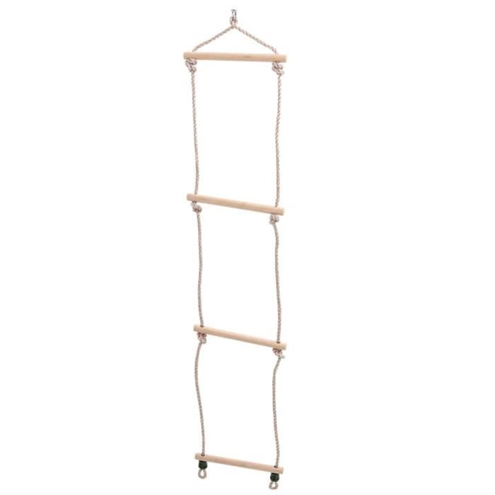 Atyhao Siège de balançoire avec échelle de corde et pierres d'escalade ...