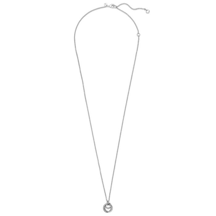 Collier Pendentif - PANDORA - Cercles Ma Famille - Argent Sterling - 60 ...