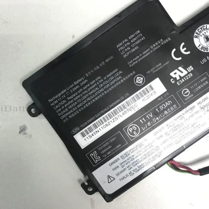 45N1108 Batterie Pour Lenovo ThinkPad T440 T440S T450 T450S X240 X250 ...