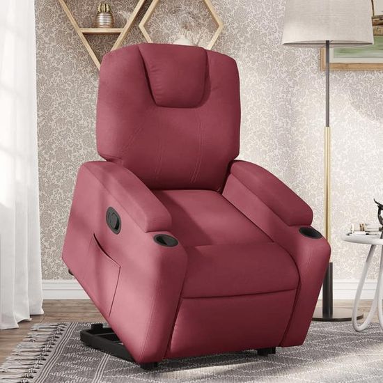 BONNIE®（Rouge）Fauteuil releveur - dossier inclinable/135 degrés - rouge ...