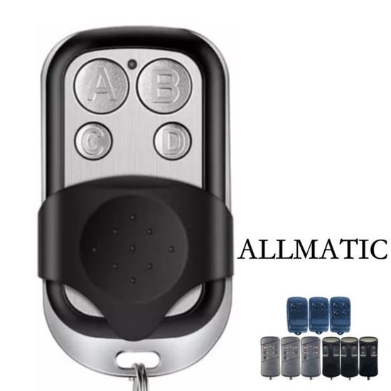 ALLMATIC ARMY1 ARMY2 ARMY4 AEMX1 AEMX2 AEMX4 Télécommande Ouvre-porte de garage 433 mhz Code ...
