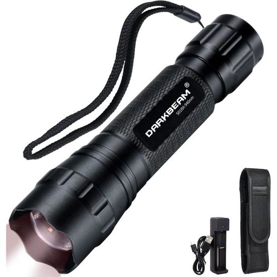 Lampe Torche Ir 940Nm Led Lampe De Poche Infrarouge, Travailler Avec L ...