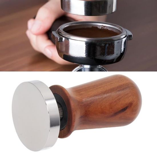 SAL Pilon à café (51MM)Tamper à Café Design Séparé En Acier Inoxydable ...