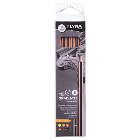 Set 'Lyra Graduate' Graphite dessin art de Lyra - Cdiscount Beaux-Arts ...