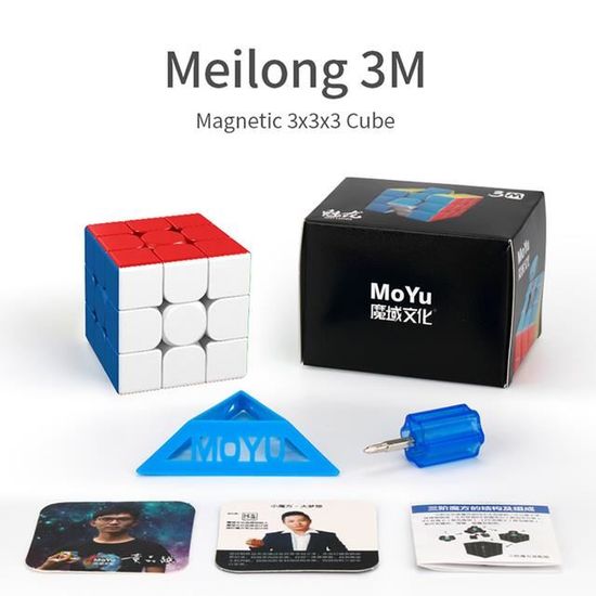 CASSE-TETE,MeiLong 3M magnet--Cube magique MoYu MeiLong, puzzle magnétique 2x2x2 3x3 4x4 5x5x5 ...