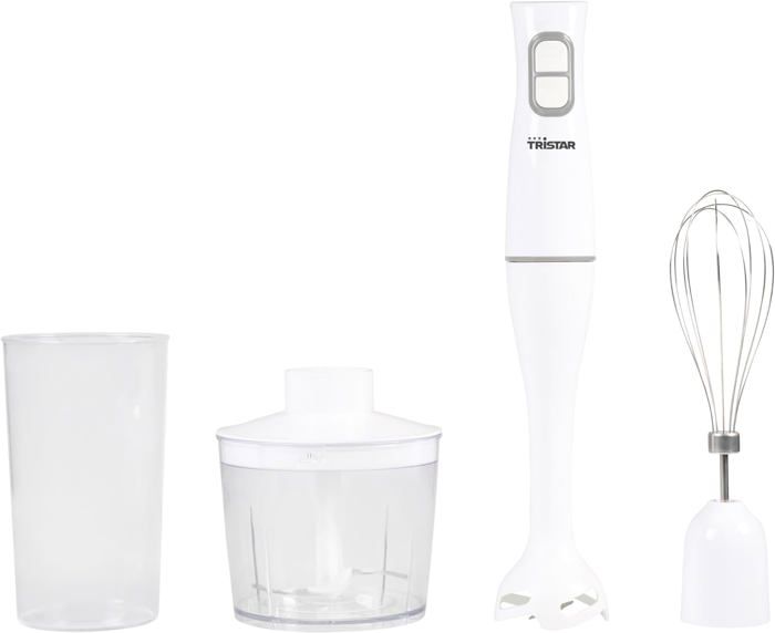 Blanc Mixeur à main set - 350 W - Baton extra-long - Mixeur plongeant ...