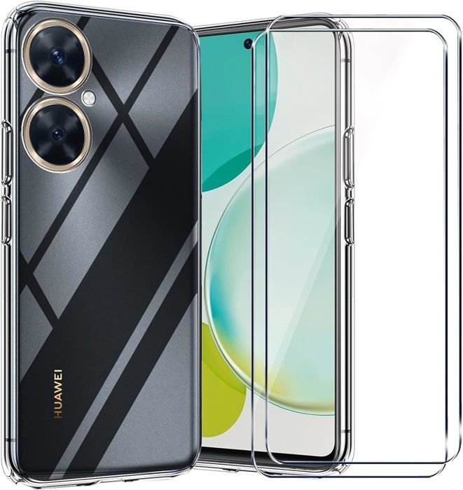 Coque Huawei Nova 11i Transparente avec 2 Protections d'écran en Verre ...